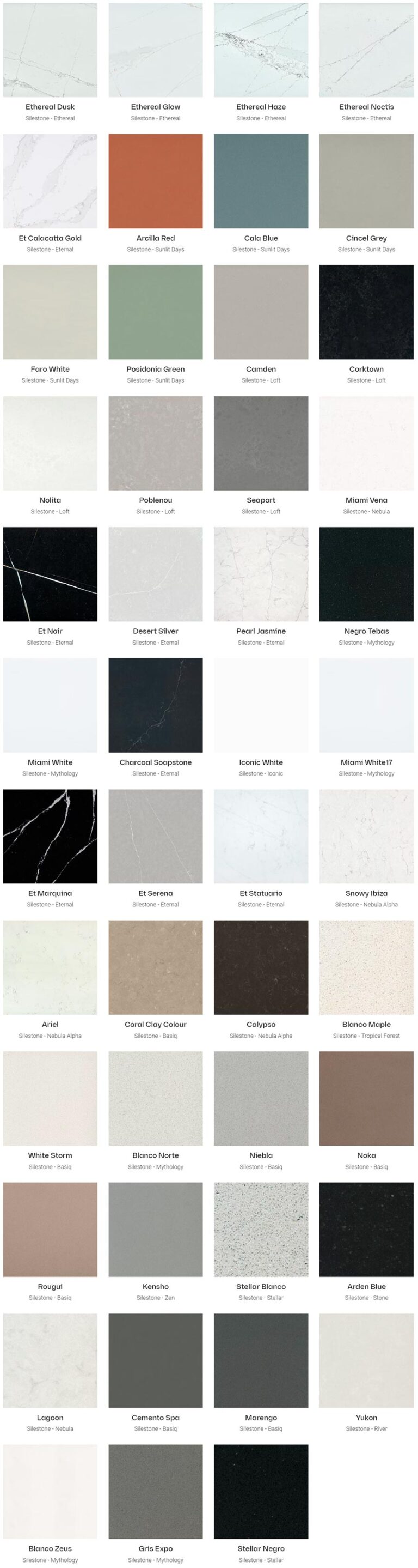 Silestone Colores - Mármoles Franjos